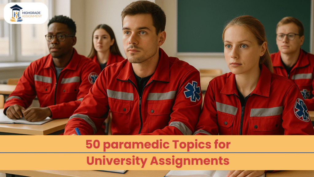 50 Paramedic Assignment Topics for 2025